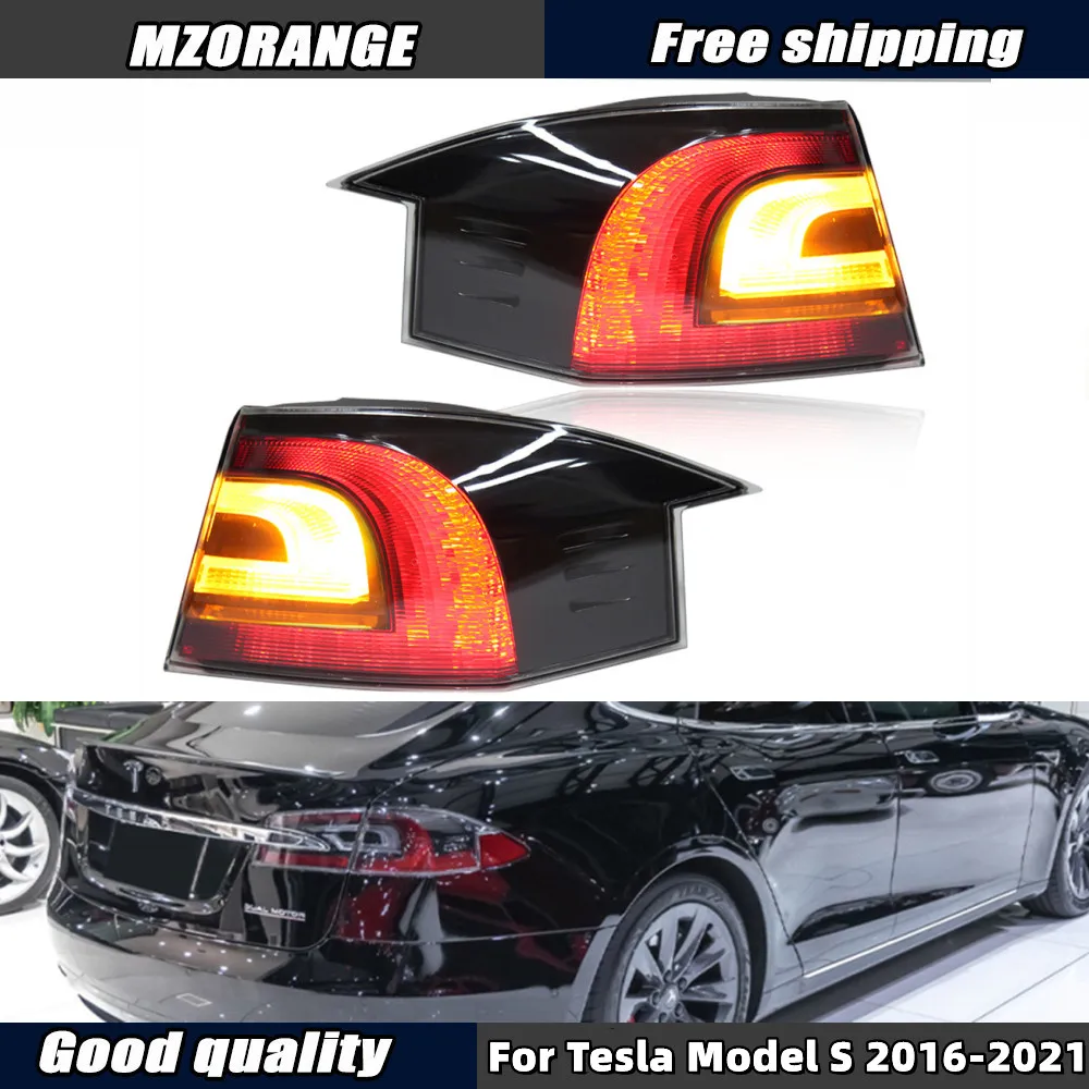 Outer Side Rear Tail Light For 2016 2021 Tesla Model S Accessories Rear ...