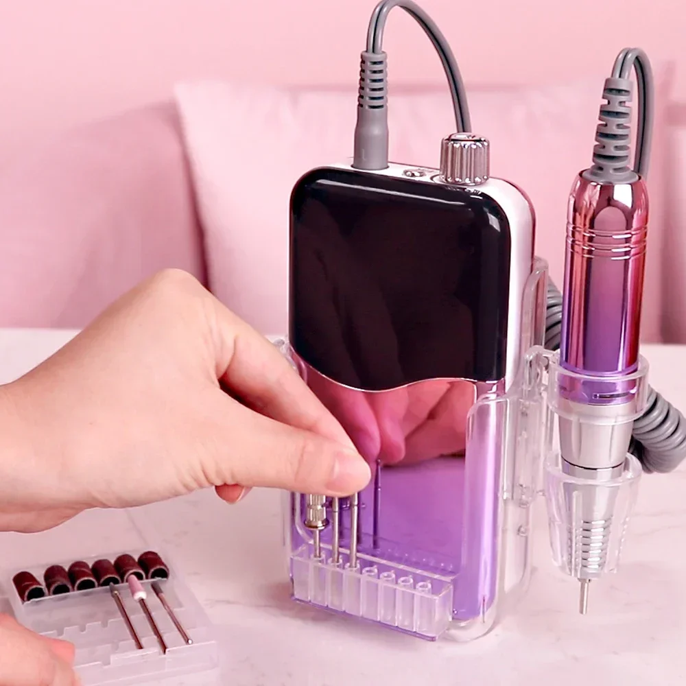 Professional-35000-RPM-Electric-Nail-Drill-Machine-110V-Handpiece-E ...