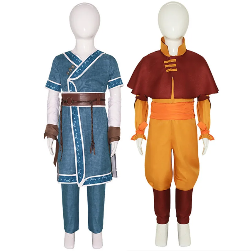 CosDaddy-Aang-Cosplay-Katara-Costume-Children-KIds-Shirt-Pants-Suits ...