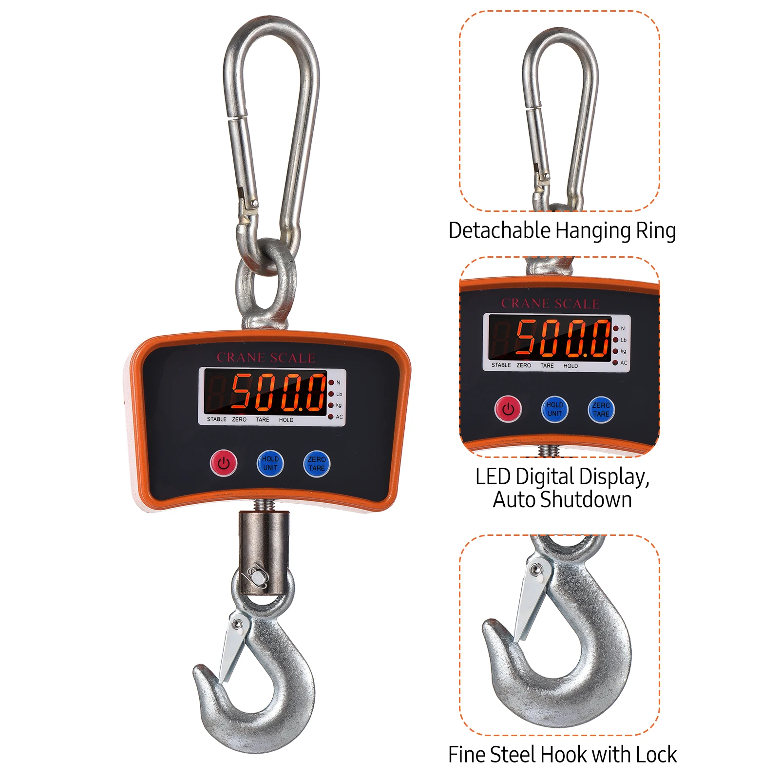 500kg-1102lbs-Digital-LED-Hanging-Scale-Portable-Heavy-Duty-Crane-Scale ...