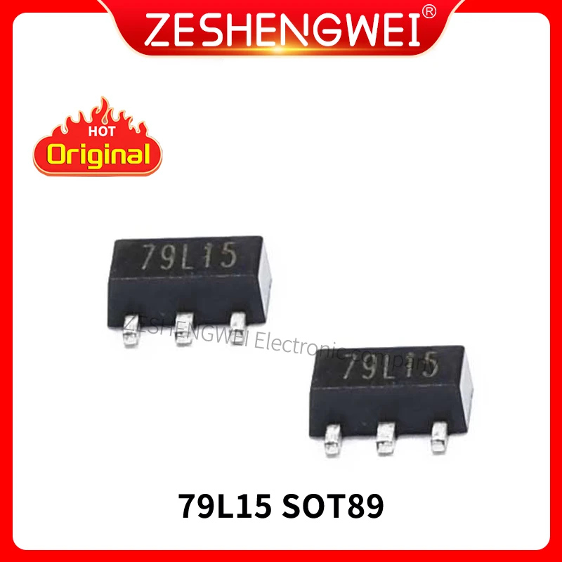 50pcs-New-79l15-SOT89-7915-Voltage-Regulator-Triode-3-Orders-Original ...
