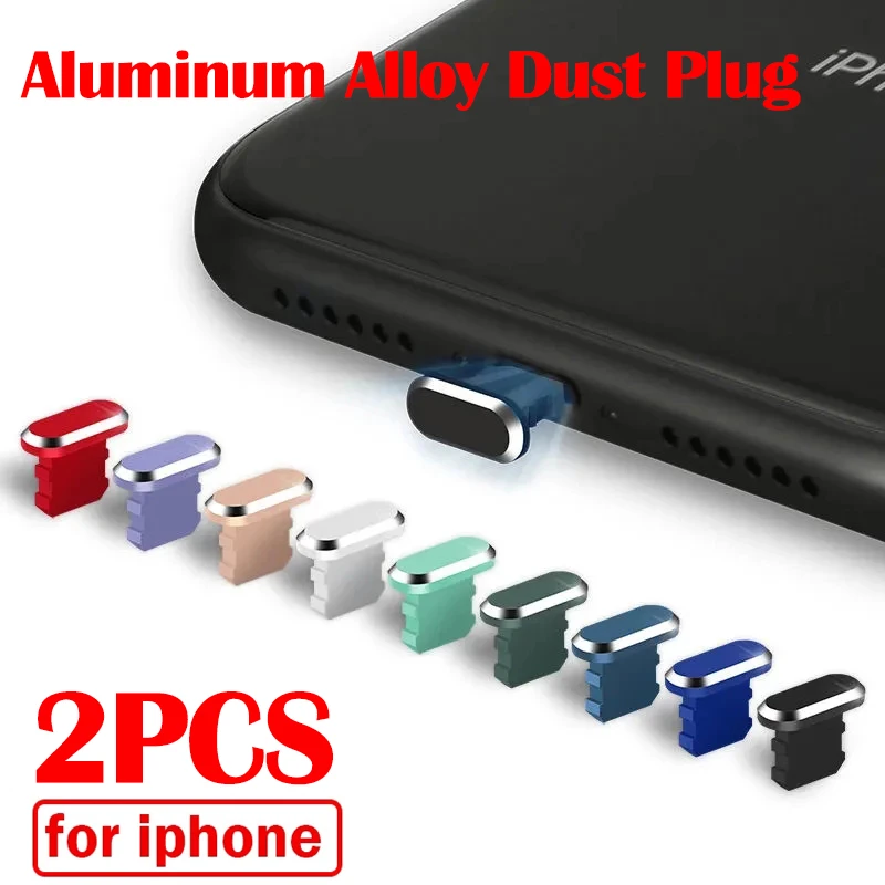 Aluminium Charging Port Dust Plug Iphone | Aluminium Alloy Anti Dust ...