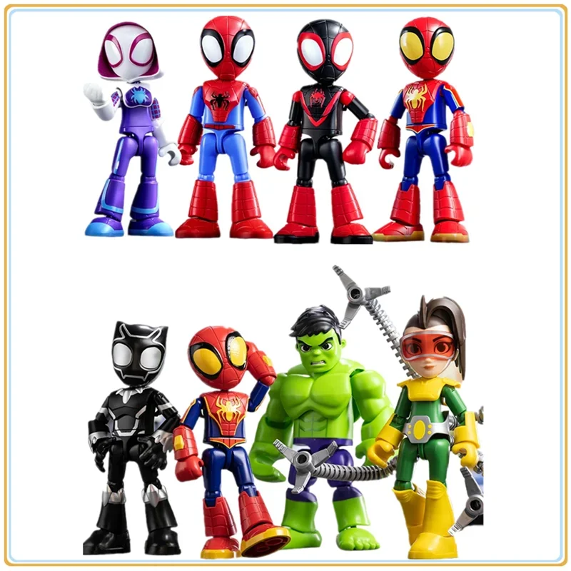 BLOKEES-Marvel-DC-hero-versi-n-m-gica-Spider-Man-Gwen-Miles-Black ...