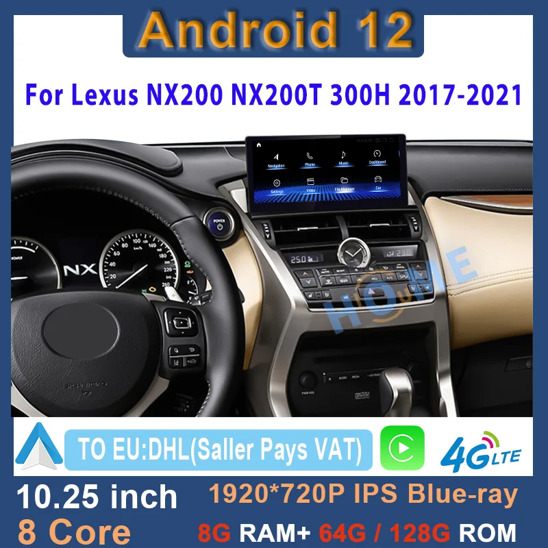Android 12 8+128g Car Radio Multimedia Player Carplay Autoradio Stereo ...