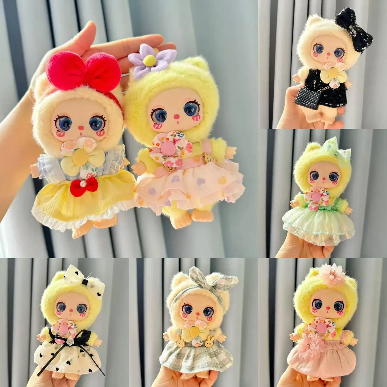 16cm-Mini-Plush-Doll-S-Clothes-Outfit-Accessories-For-Liila-LUCKY-CAT ...