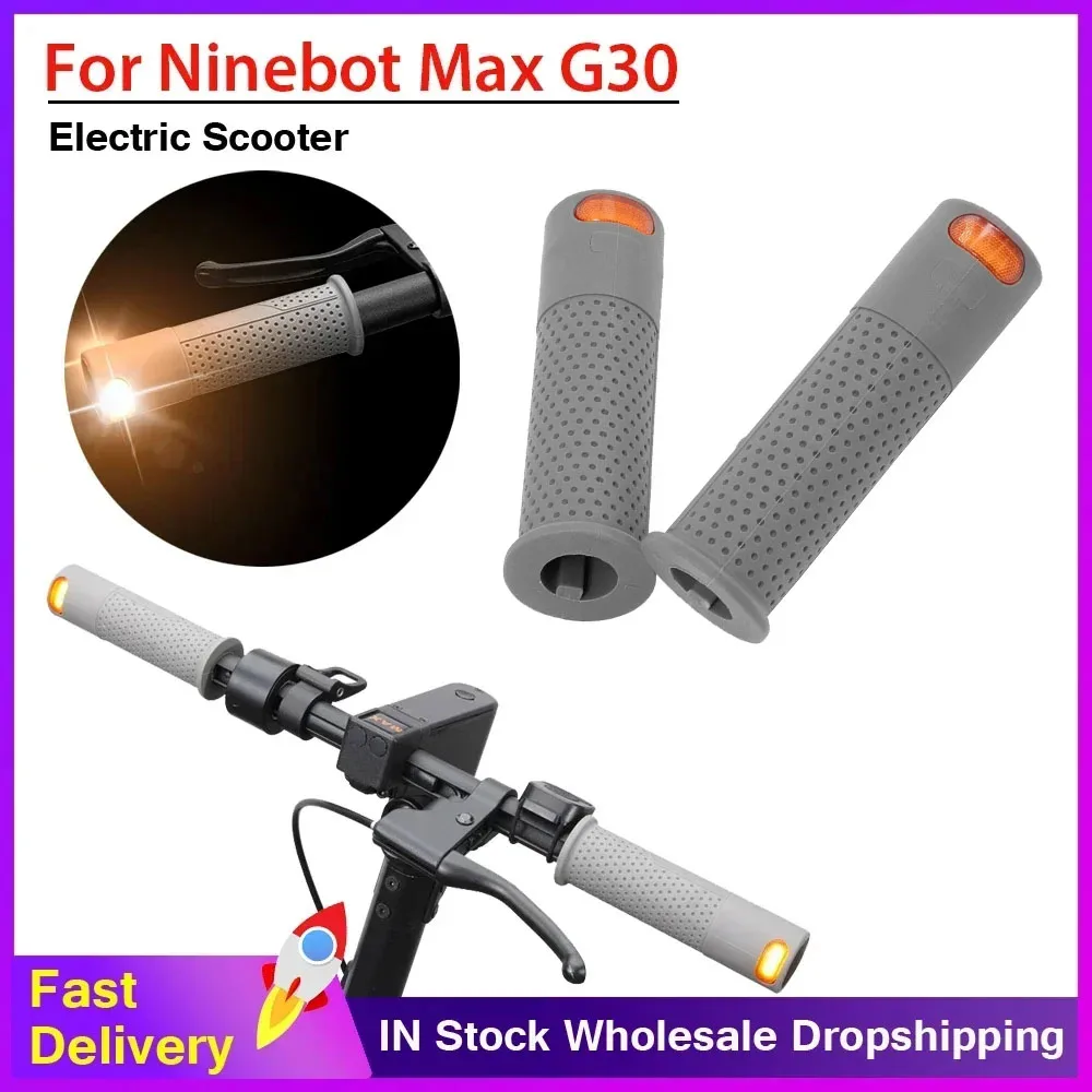 Electric-Scooter-Modifited-Handlebar-Grip-Turn-Signal-Light-With-Remote-Control-For-Ninebot-Max ...