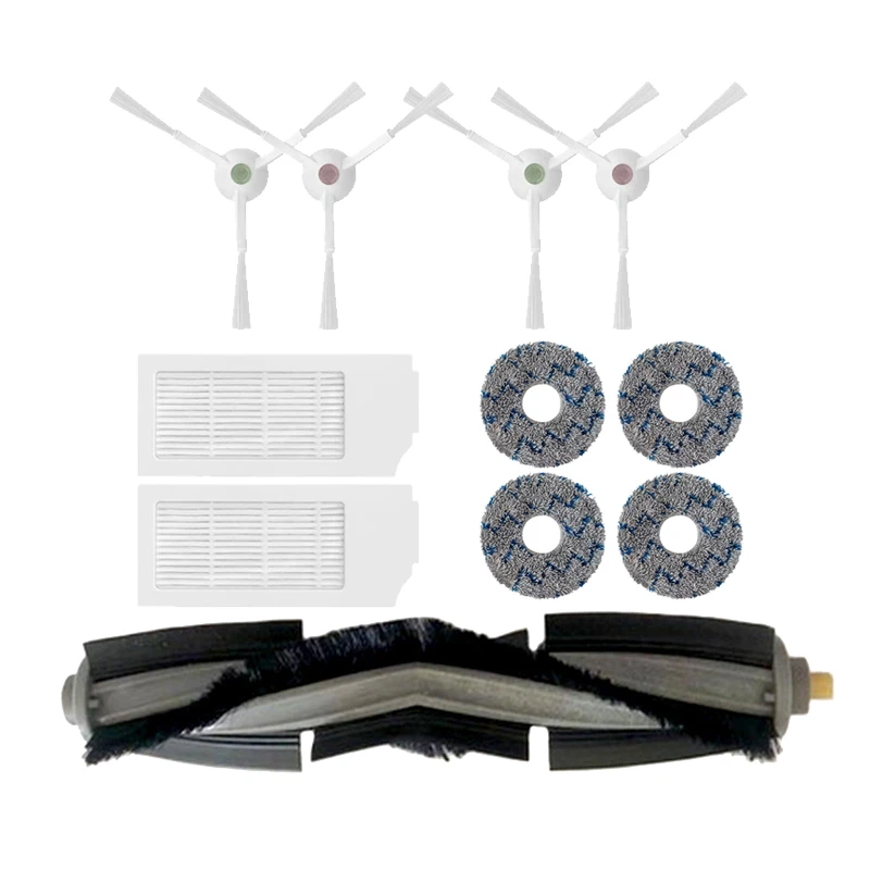 For Ecovacs Deebot T10 Turbo Hepa Filter Main / Side Brush Mop Cloth ...