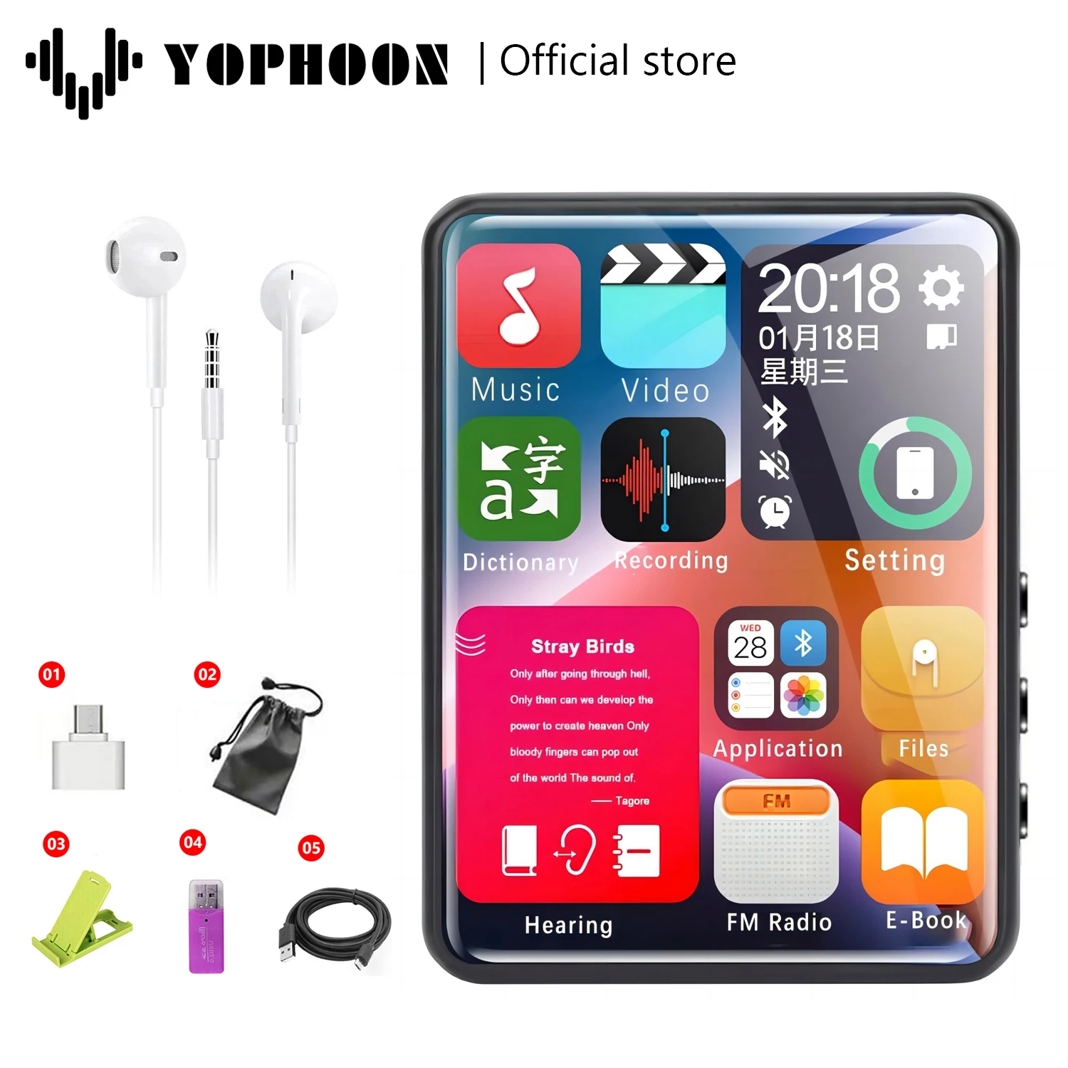 Portable-2-4-Inch-MP3-Player-Yophoon-New-X6-Touch-Screen-Music-Player ...