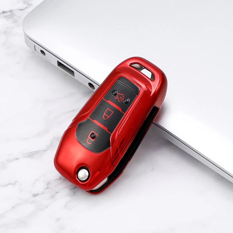 Soft Tpu Car Remote Key Case For Ford Figo 2017 Mondeo 5 Ecosport Puma ...