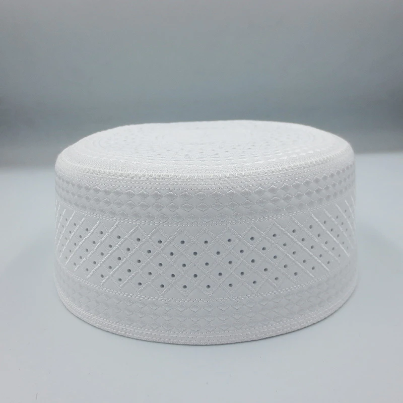 New Muslim Men Prayer Hats 2022 Cotton Embroidery Saudi Arabia Islamic ...
