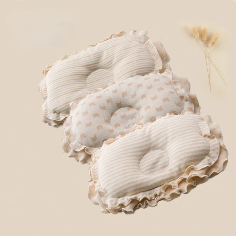 Baby Pillow Newborn Sleeping Set | Cotton Sleeping Pillow | Cotton ...