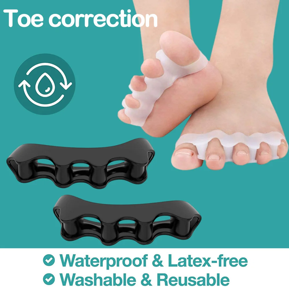 1-Pair-of-Soft-Silicone-Toe-Orthotics-Toe-Separators-Bunion-and ...