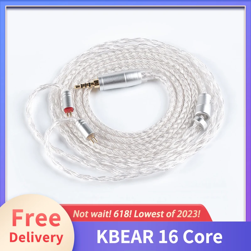 Kbear 16 Core Cable Balanced | Kbear 16 Core Silver Plated | Balanced Cable Blon 03 - 16 ...