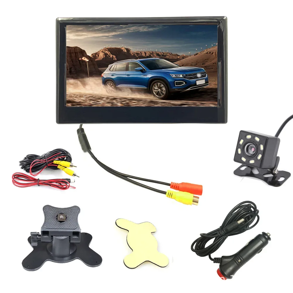 7-Inch-Car-Monitor-TFT-LCD-Color-Screen-Car-Rear-View-Camera-Safe ...