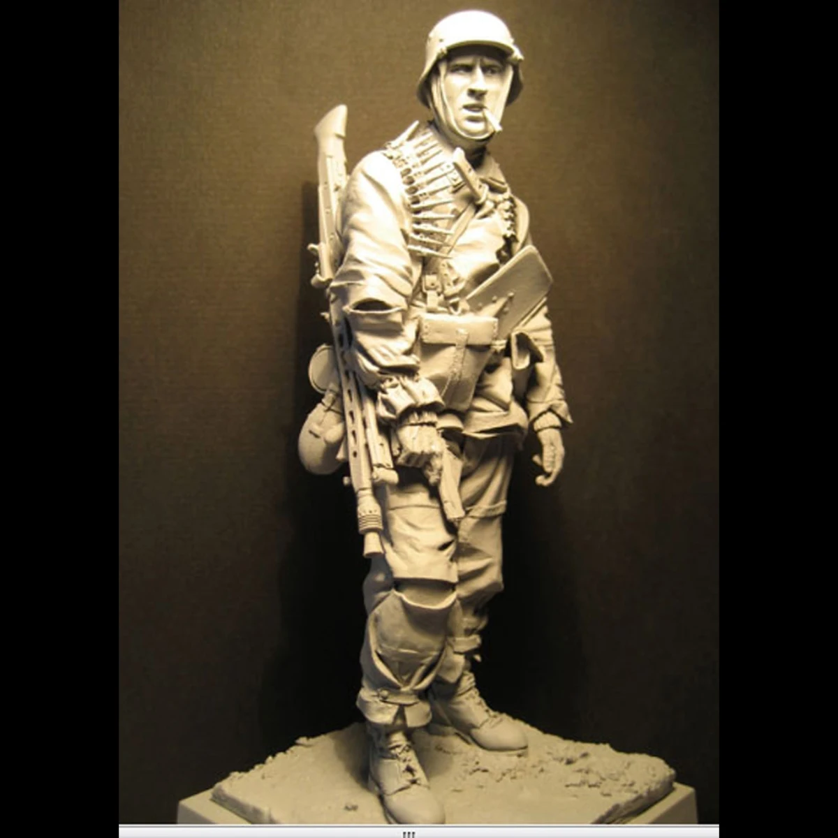 1-16-Resin-Figure-unpainted-model-Kit-military-theme-German-soldier ...