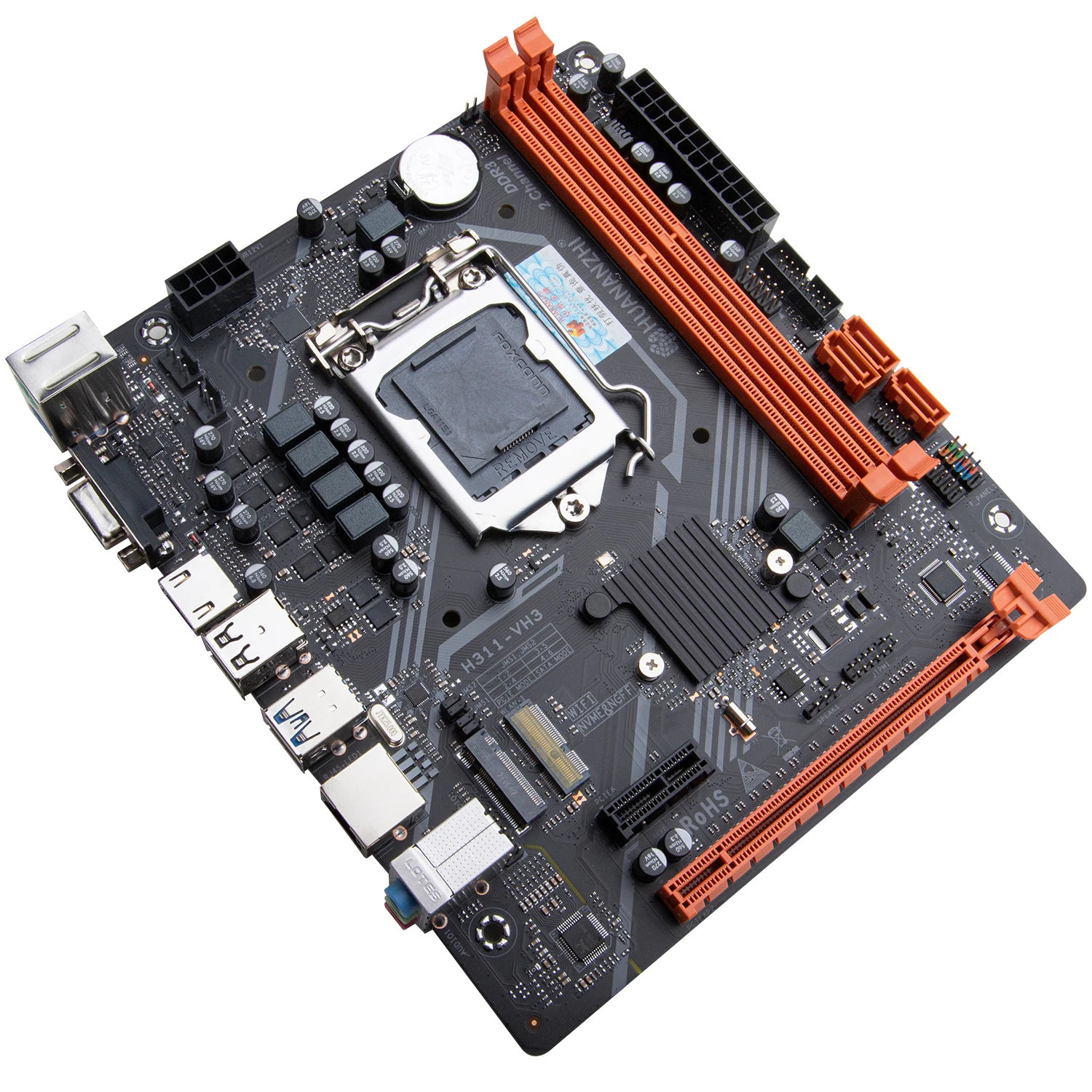 HUANANZHI-placa-base-M-ATX-CHIP-Intel-H110-LGA-1151-DDR3-1866-1600 ...