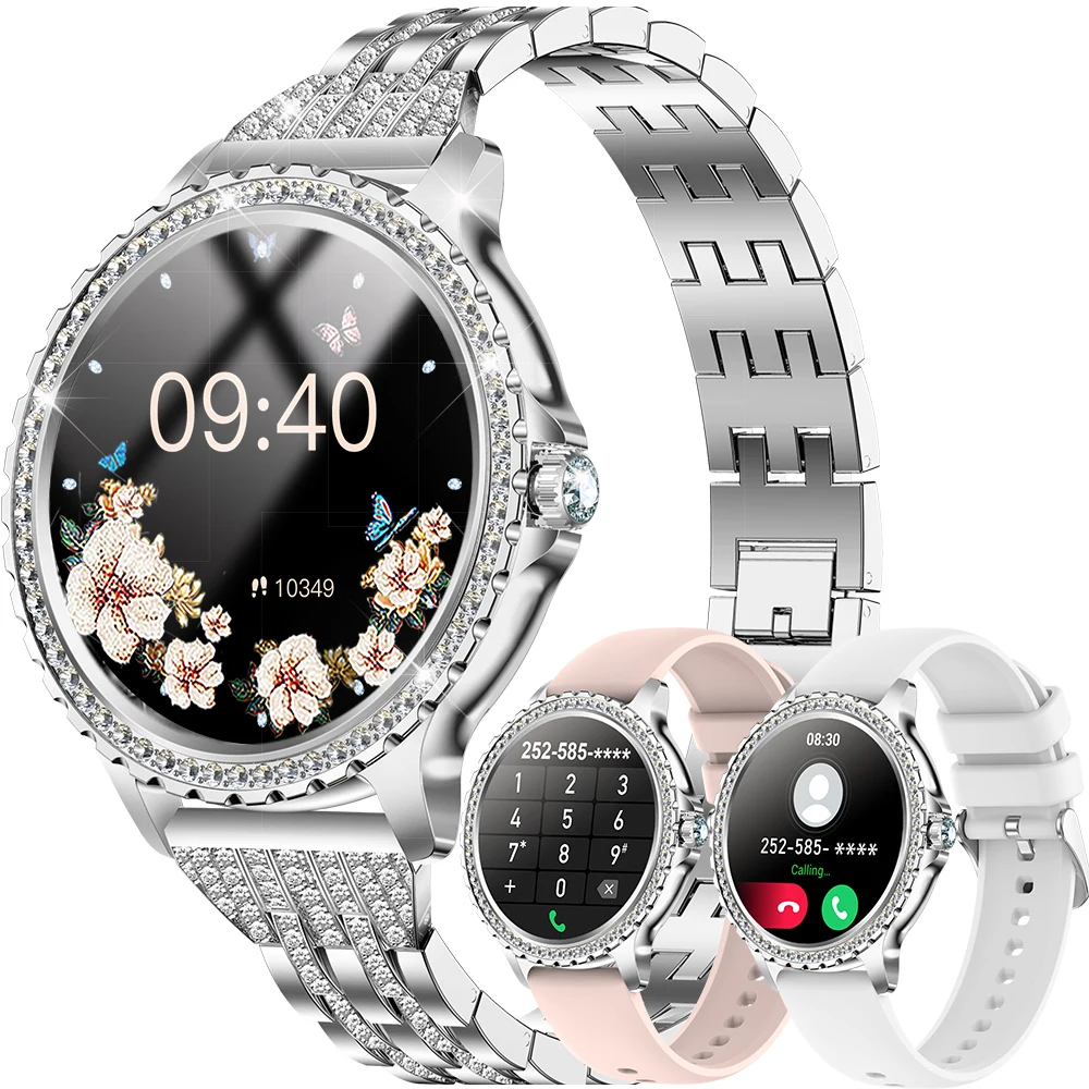 Smart Watch For women - 1.32" Touchscreen Fitness Tracker with Wireless ...