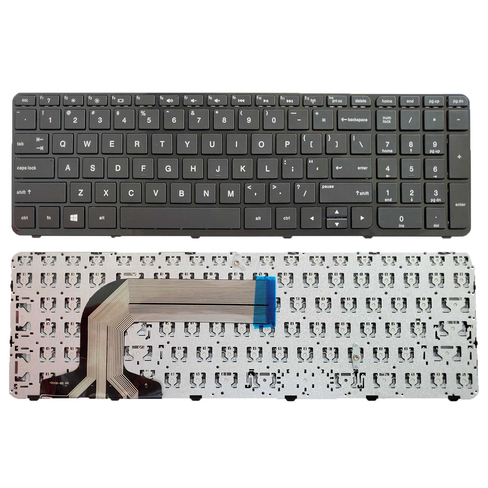 Clavier-d-ordinateur-portable-am-ricain-pour-HP-Pavilion-17E-17-E-17-N ...