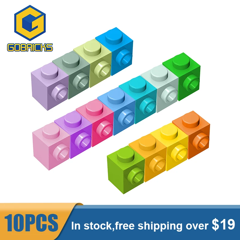 Gobricks-10PCS-Moc-87087-Assembles-Particles-1x1-Block-DIY-Building ...