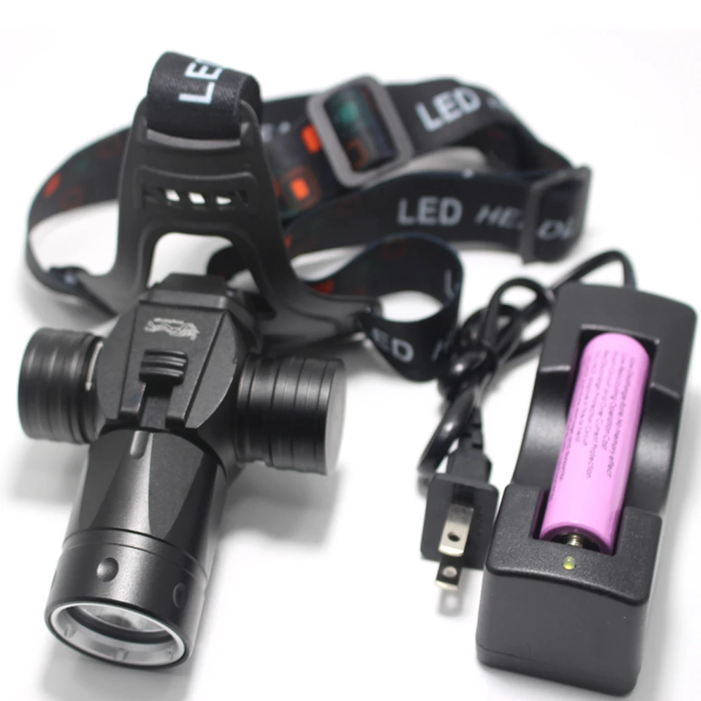 L2-Stepless-Dimming-LED-Diving-Headlight-Underwater-Lamp-18650 ...