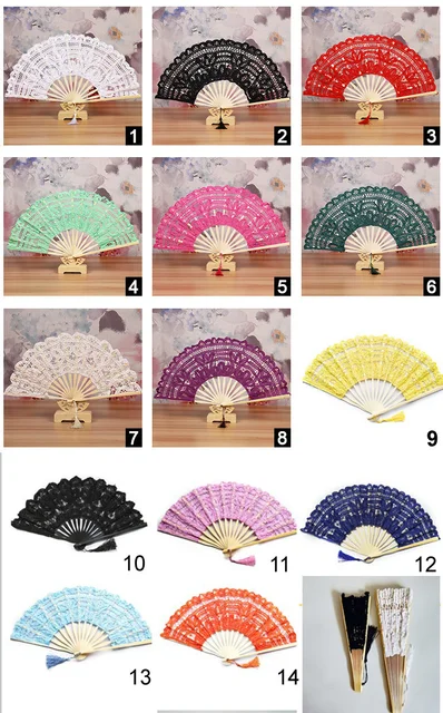 Extra Large Folding Fan Vintage Handheld Folding Fan Dance Performance ...