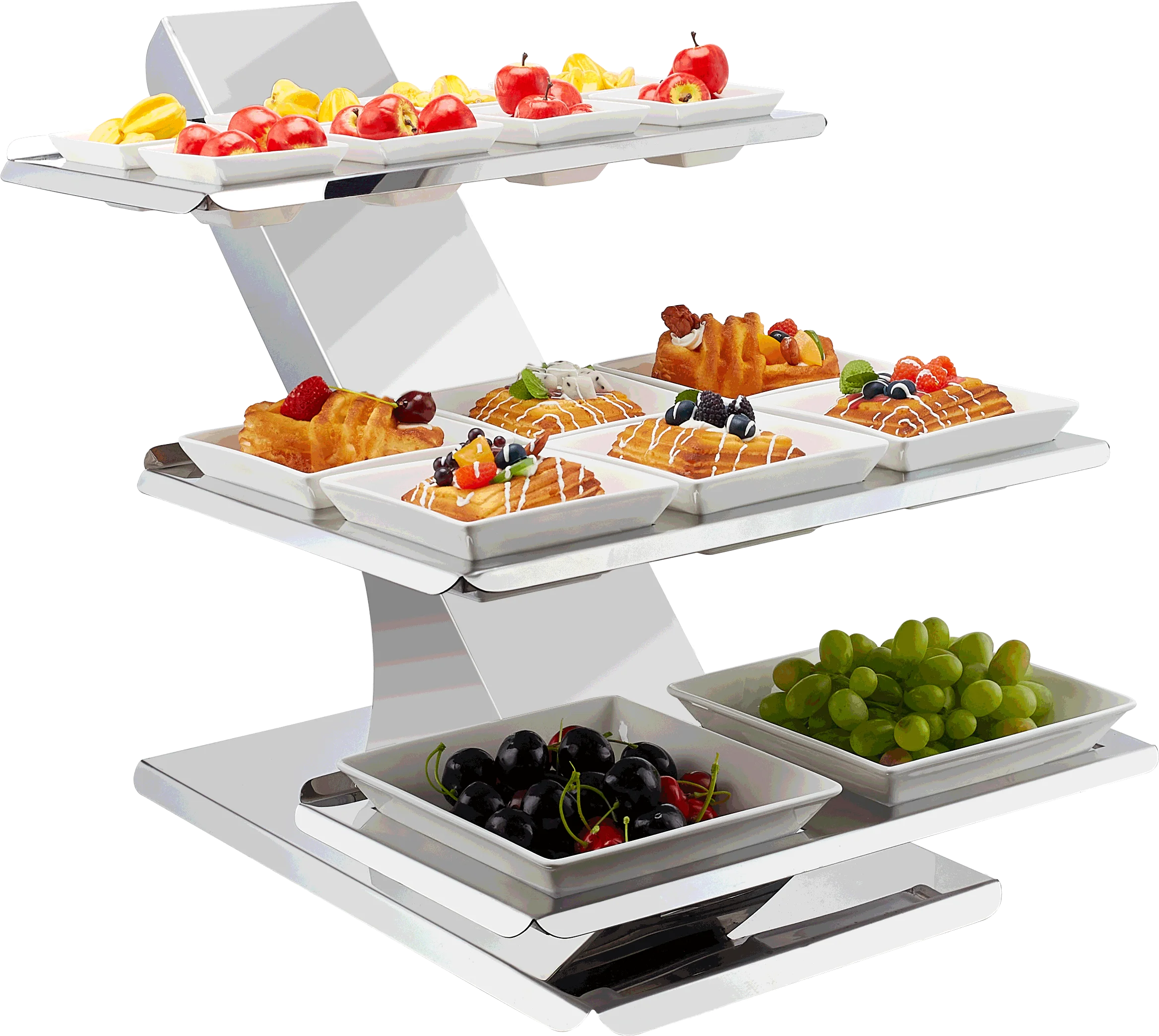 Stainless-Steel-Food-Catering-Stand-Buffet-For-Food-Display-Restaurant ...