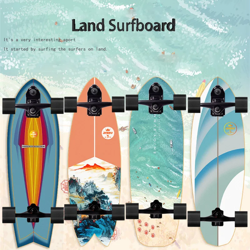 82cm-Professional-S7-P7-Carver-Surf-Land-Skateboard-Highly-Smooth-Maple ...