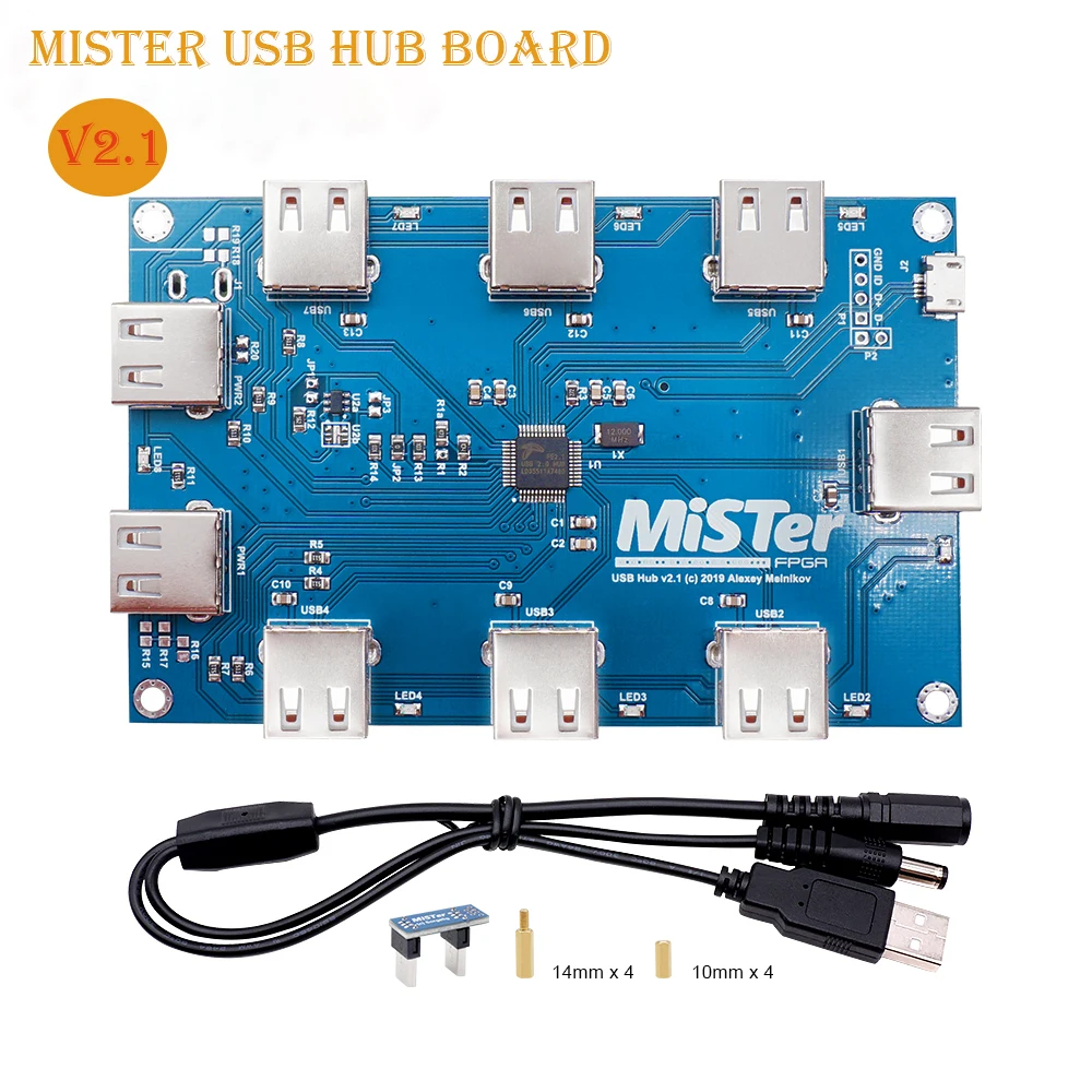Manual-Welding-Mister-USB-Hub-V2-1-Board-For-Mister-FPGA-7-USB-Ports-IO ...