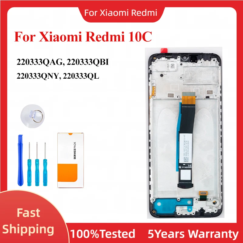 Display-For-Xiaomi-Redmi-10C-LCD-Original-3D-Touch-Screen-Digitizer ...
