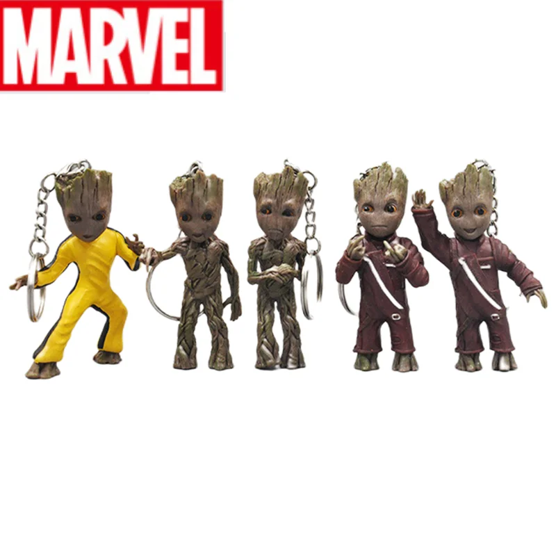 Groot – Porte-clés Figurines De Dessin Animé, Gardiens De La Galaxie ...