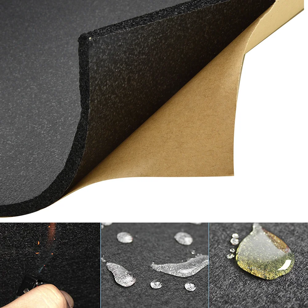 5x300x500mm Car Sound Mat Proofing Deadener Firewall Heat Shield ...