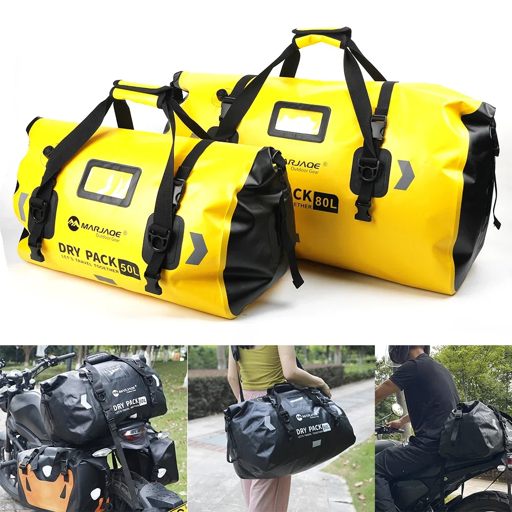 Motorcycle-Dry-Bag-50L-80L-Waterproof-Roll-Pack-Bag-Motorbike-Luggage ...