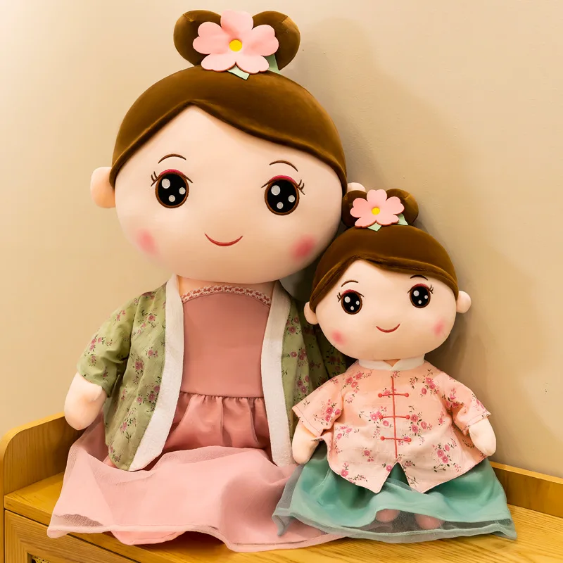 2022 Cute Hanfu Costume Doll / Chinese Hanfu Doll In Floral Skirt ...