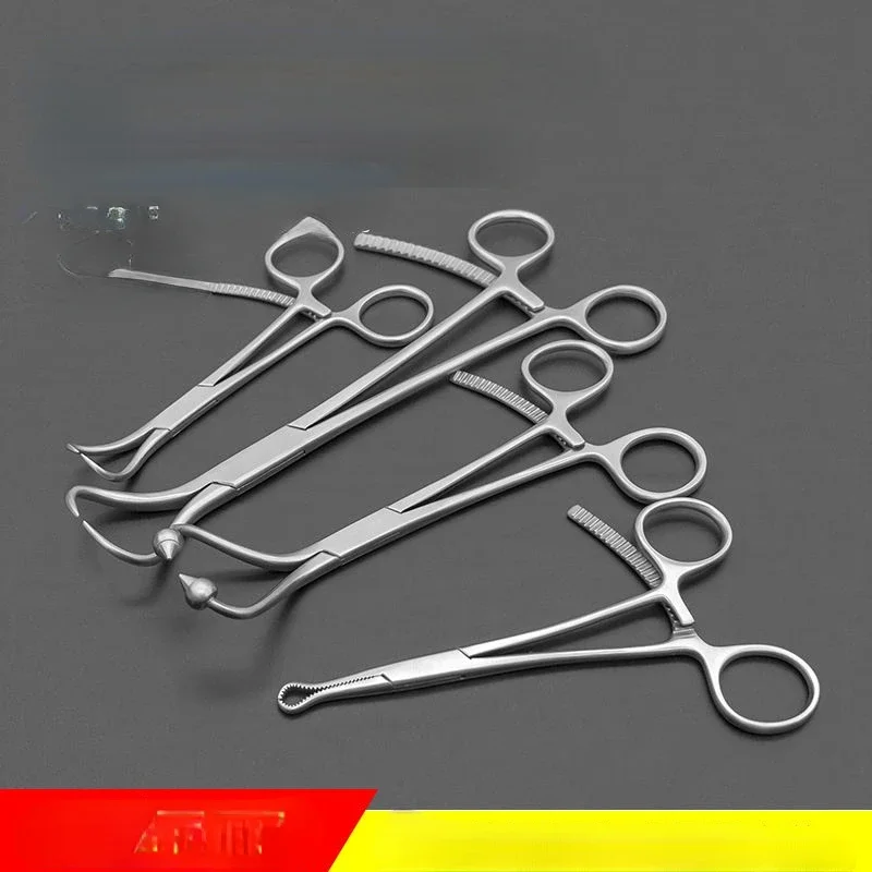 Stainless steel multi tooth bone holding forceps, point reduction ...