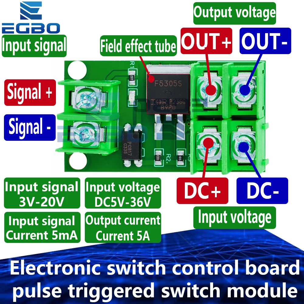 1PCS-10PCS-EGBO-Electronic-switch-control-board-pulse-triggered-switch-module-DC-controlled ...