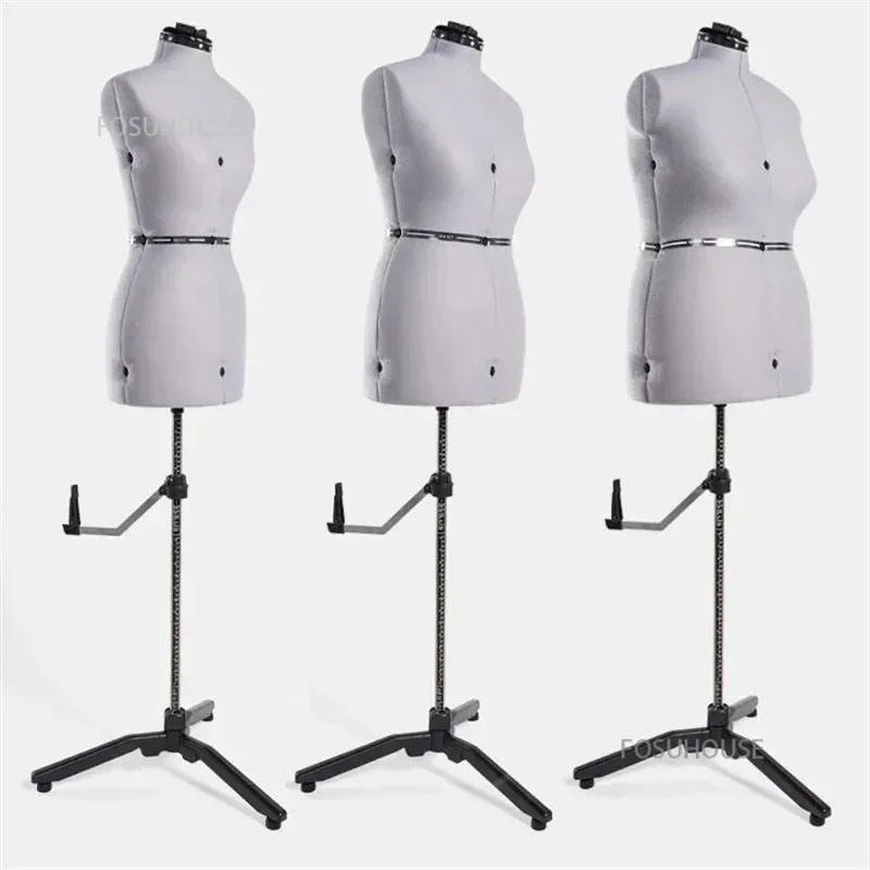 Adjustable-Size-Cloth-Cover-Tailor-Female-Mannequin-Sewing-Mannequins ...
