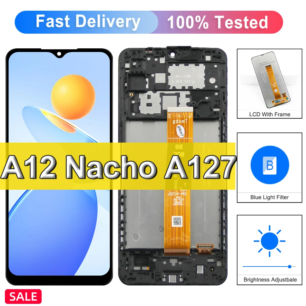6-5-Display-Replacement-LCD-For-Samsung-Galaxy-A12-Nacho-A127F-with ...