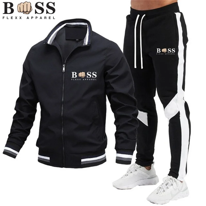 2023-Heren-Trainingspak-Sets-Herfst-Kleding-Sportkleding-Tweedelige-Set ...