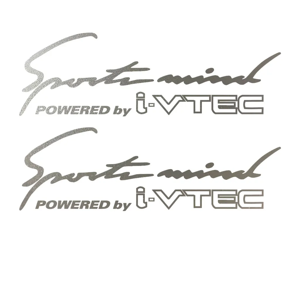 Gray Reflective Material For Honda Sports Mind I-vtec Ivtec 11" Vinyl ...