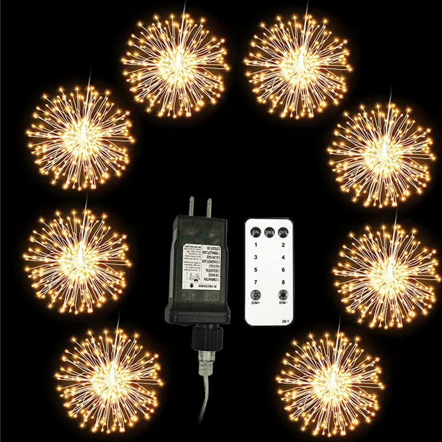 Firework-Lights-10-IN-1-Starburst-Lights-Waterproof-Copper-Wire ...