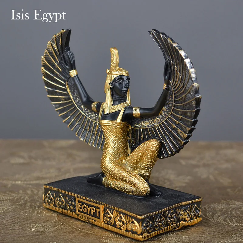 Estatua-de-Isis-del-antiguo-Egipto-figuritas-de-diosa-m-gica-egipcia ...