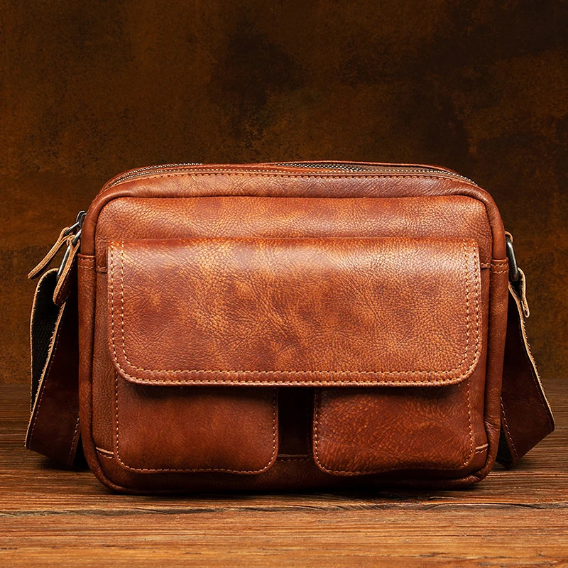 Vintage Leather Messenger Bags Men | Leather Messenger Bag Men Ipad ...
