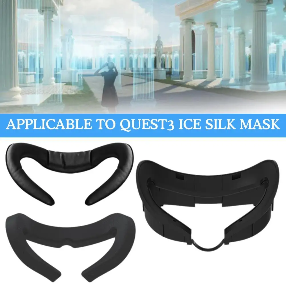 AMVR-3-In-1-Face-Mask-Cover-For-Meta-Quest-3-PU-Leather-Facial ...