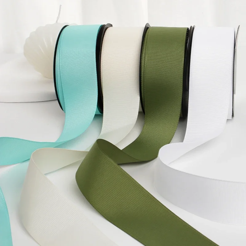 18meters-roll-wide-4cm-double-sided-Multiple-Colors-rib-ribbon-Holiday ...