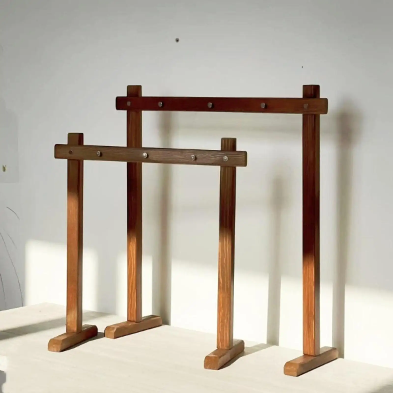 Wind Chime Stand Multipurpose Gong Stand Jewelry Display Rack with Base ...