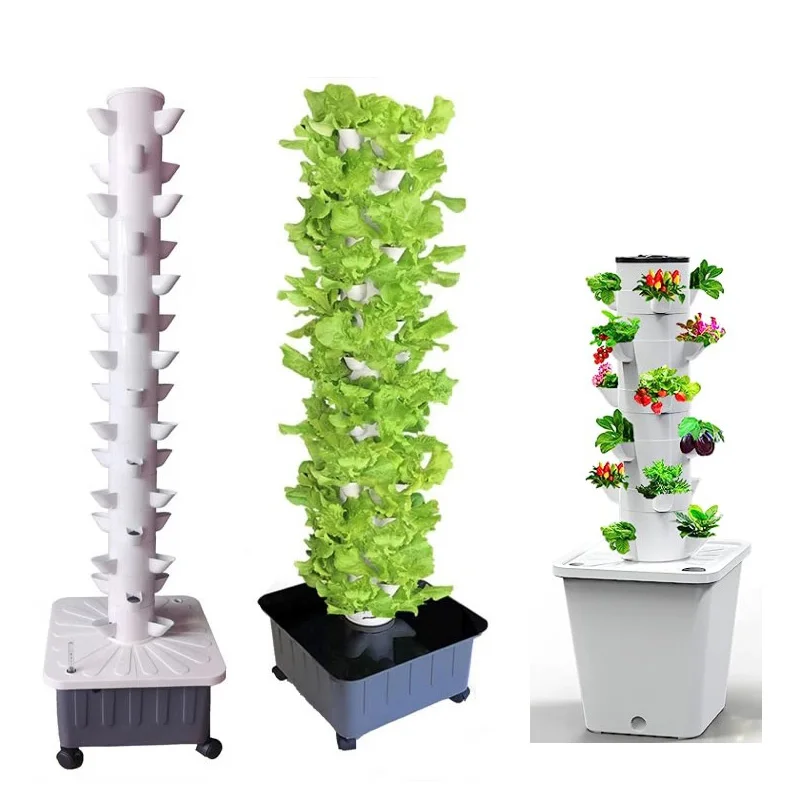 Vertical Hydroponic Planters