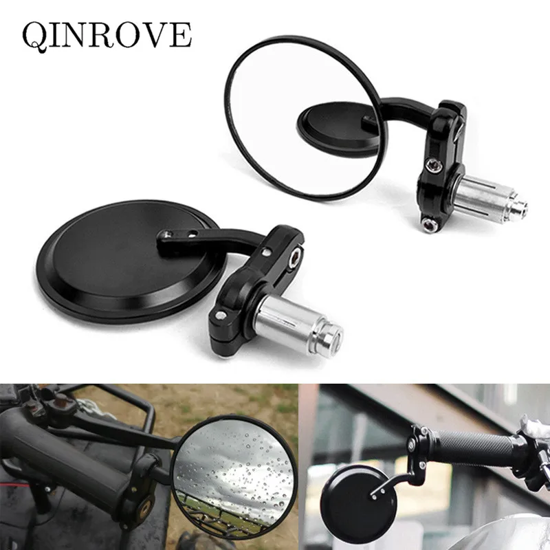 Aluminum-Alloy-Motorcycle-Mirror-22mm-Handlebar-End-Mirror-Universal ...