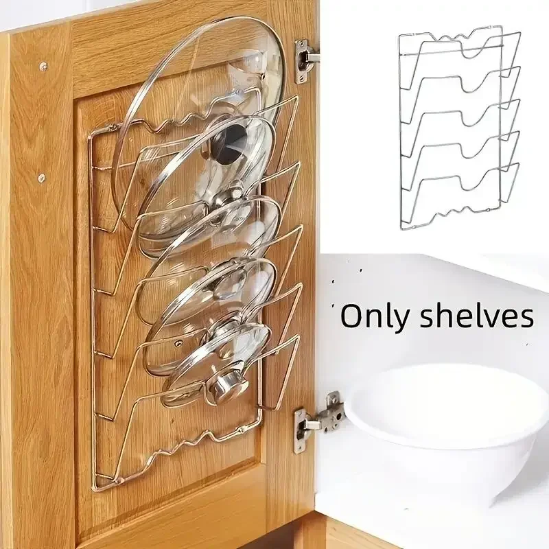 1PC-5-Layer-Pot-Cover-Rack-Multifunctional-Wall-Mounted-Kitchen ...