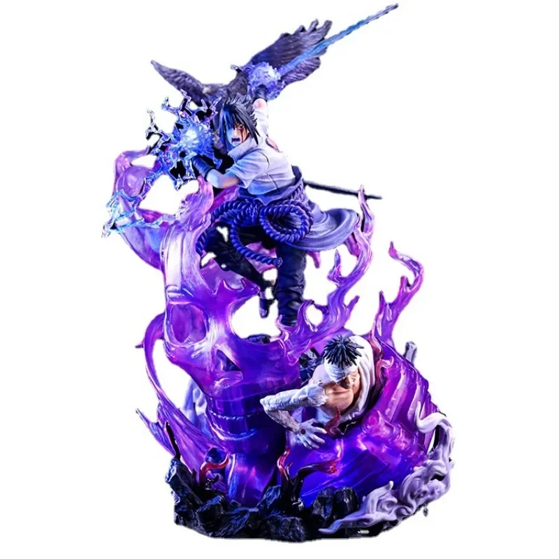 Naruto-Anime-Action-Figure-Uchiha-Itachi-Uchiha-Sasuke-PVC-Est-tua ...