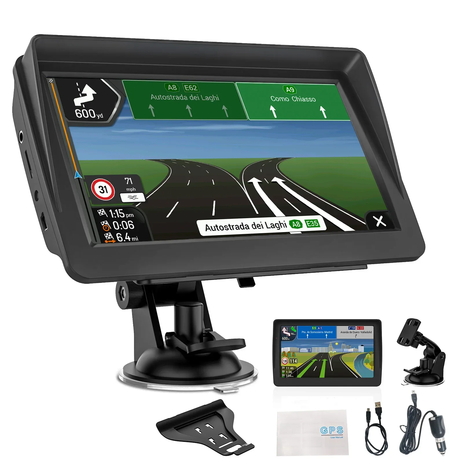7-Inch-Car-GPS-Navigation-Touch-Screen-GPS-Navigator-Truck-Sunshade-Sat ...